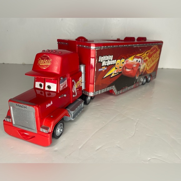 Toys | Disney Pixar Cars Mack Truck Hauler Carry Case | Poshmark